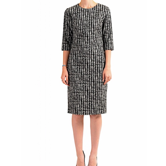 Hugo Boss | Dresses | Hugo Boss Womens Decka Multicolor 34 Sleeves ...